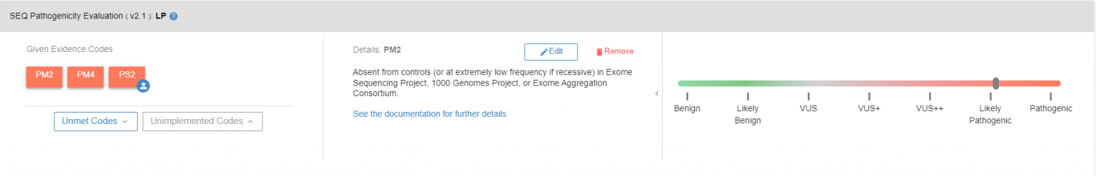 SEQ Platform’s Automated Variant Classification Tool: Highlighting VUS+ ...